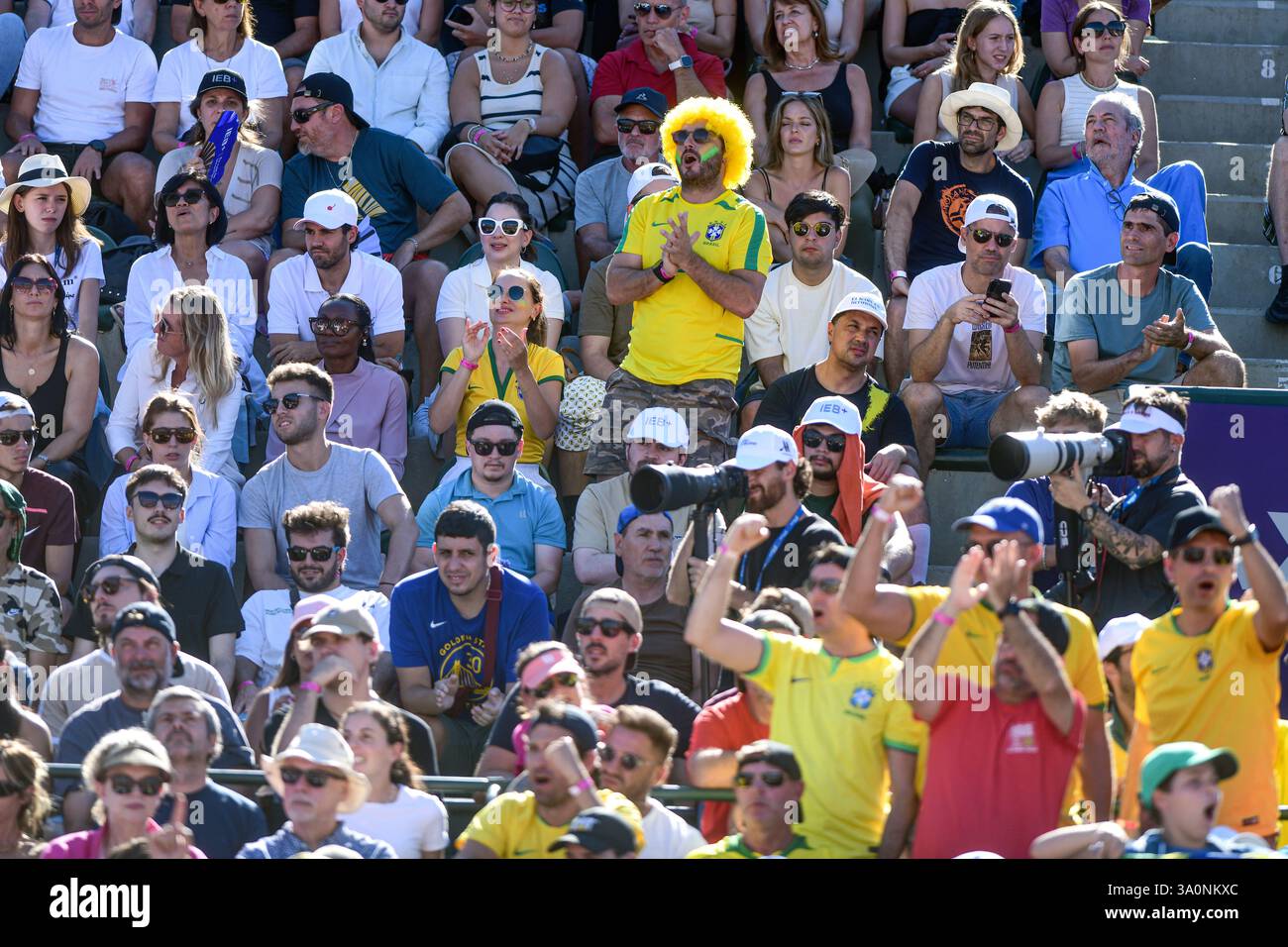 Brazilian tennis fans. Argentina Open 2025 Stock Photo - Alamy