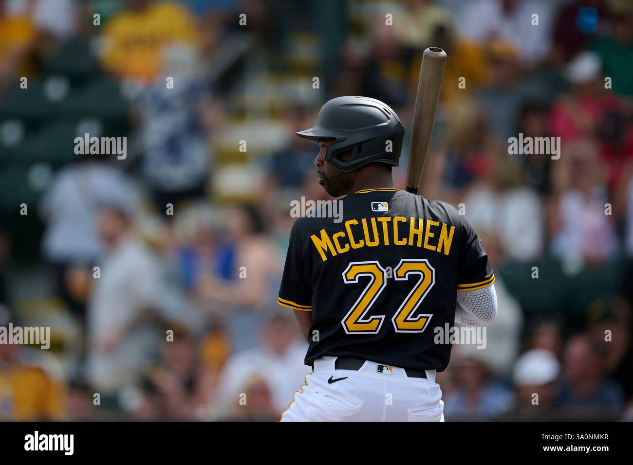 Pittsburgh Pirates Andrew McCutchen (22) at bat during an MLB Spring ...