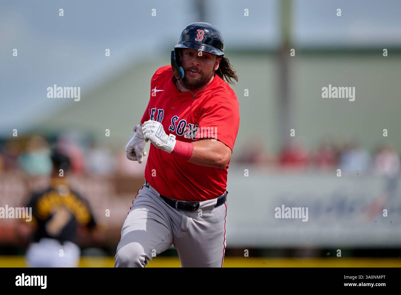 Boston Red Sox Nathan Hickey (98) running the bases during an MLB ...