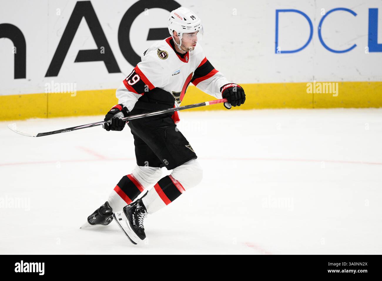 Ottawa Senators right wing Drake Batherson (19) in action during ...