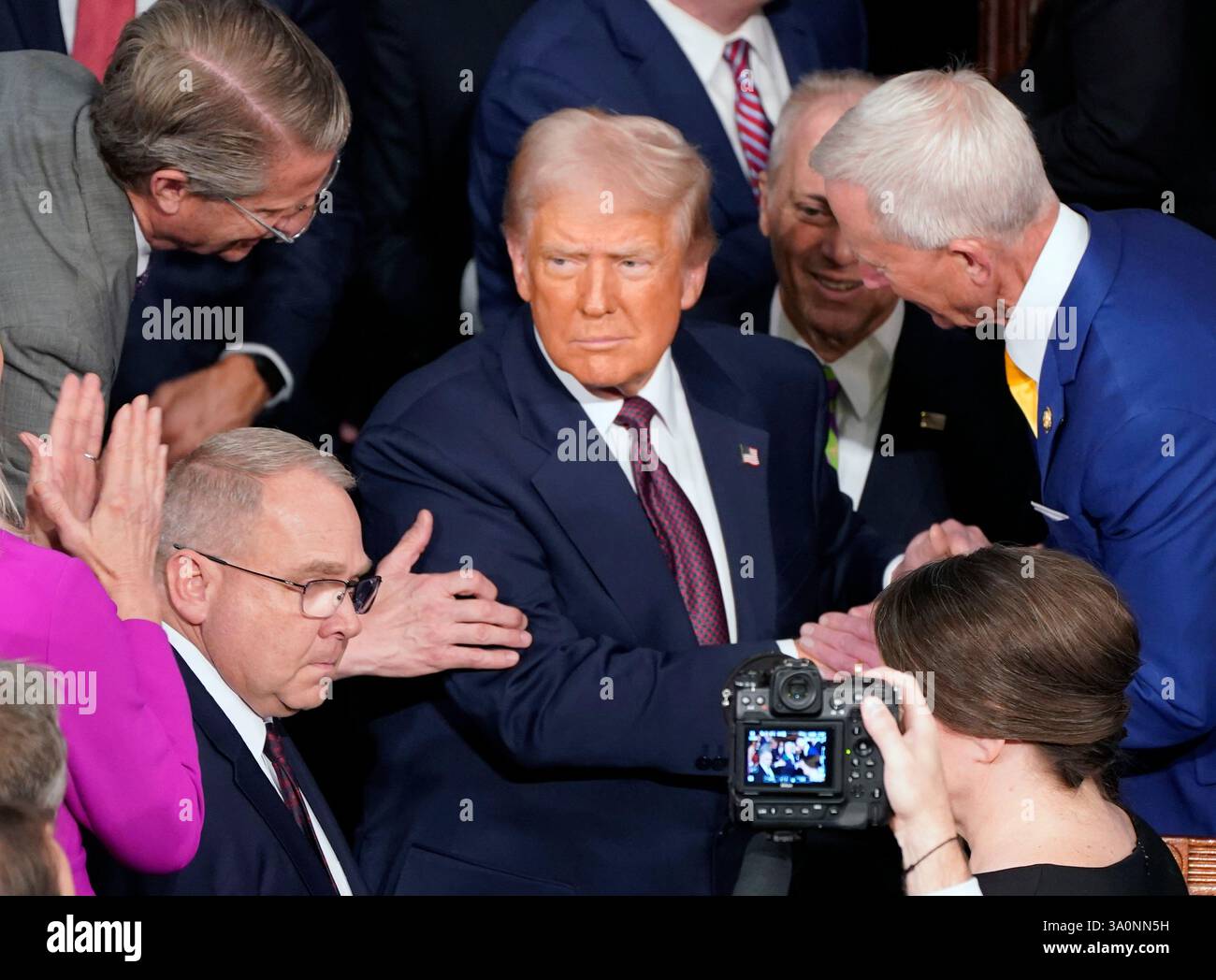 Trump address to congress 2025 hi-res stock photography and images - Alamy