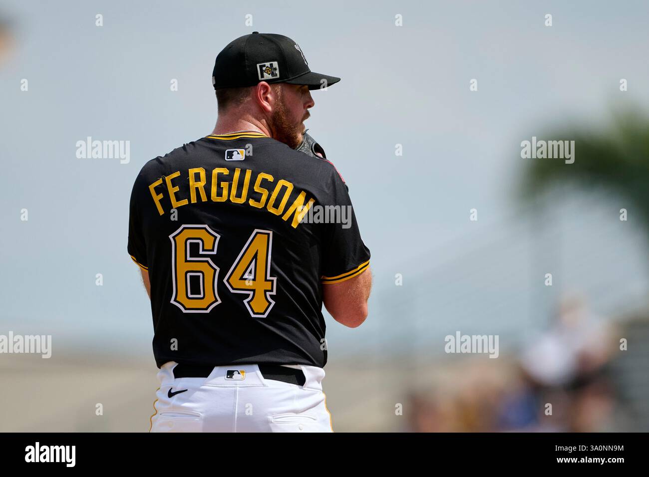 Pittsburgh Pirates pitcher Caleb Ferguson (64) during an MLB Spring ...