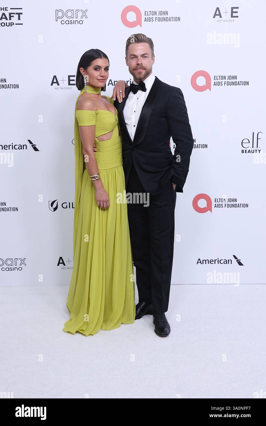 Hayley Erbert, Derek Hough attend Elton John AIDS Foundation's 33rd ...