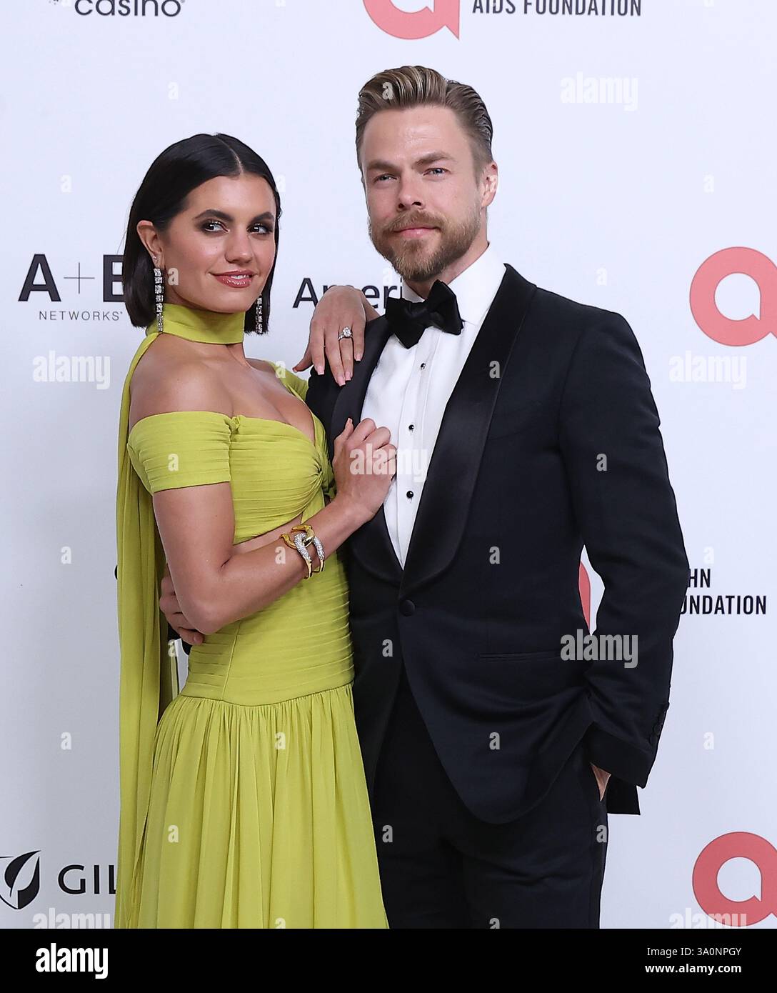 West Hollywood, USA. 04th Mar, 2025. Hayley Erbert, Derek Hough attend ...