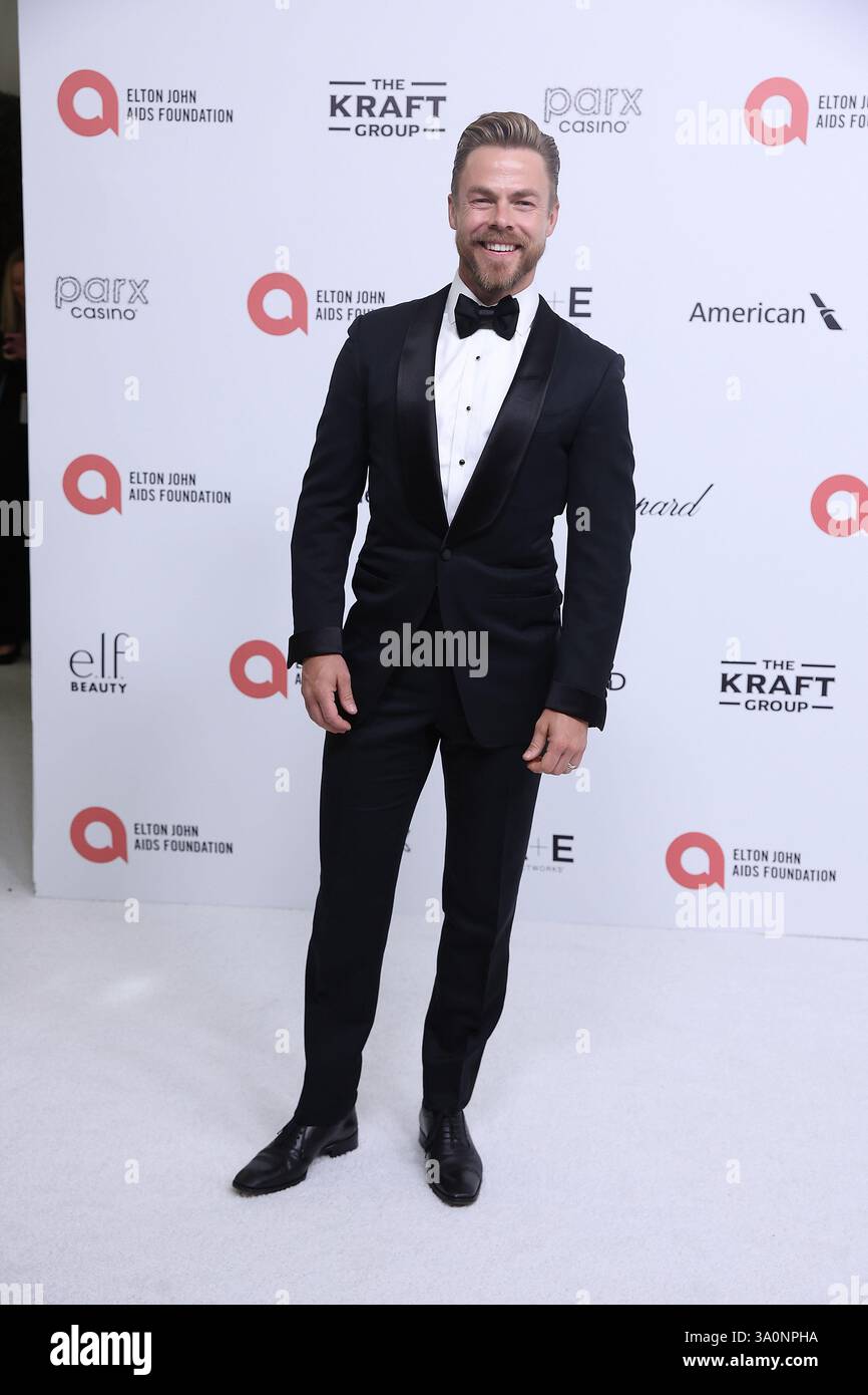 West Hollywood, USA. 04th Mar, 2025. Derek Hough attend Elton John AIDS ...