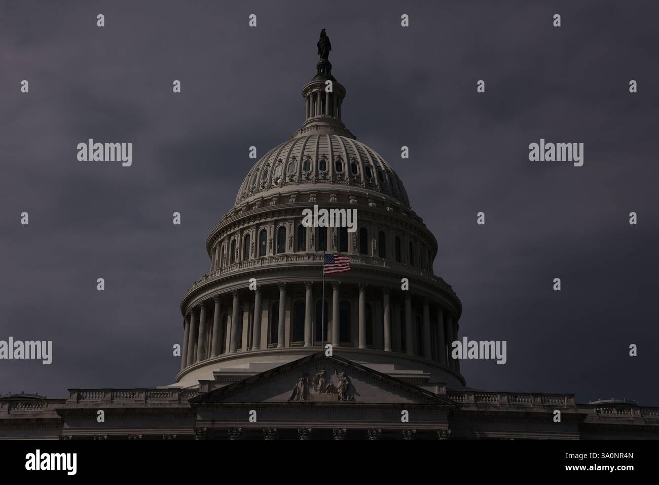 Washington Dc, Virginia, USA. 4th Mar, 2025. The US Capitol is seen ...