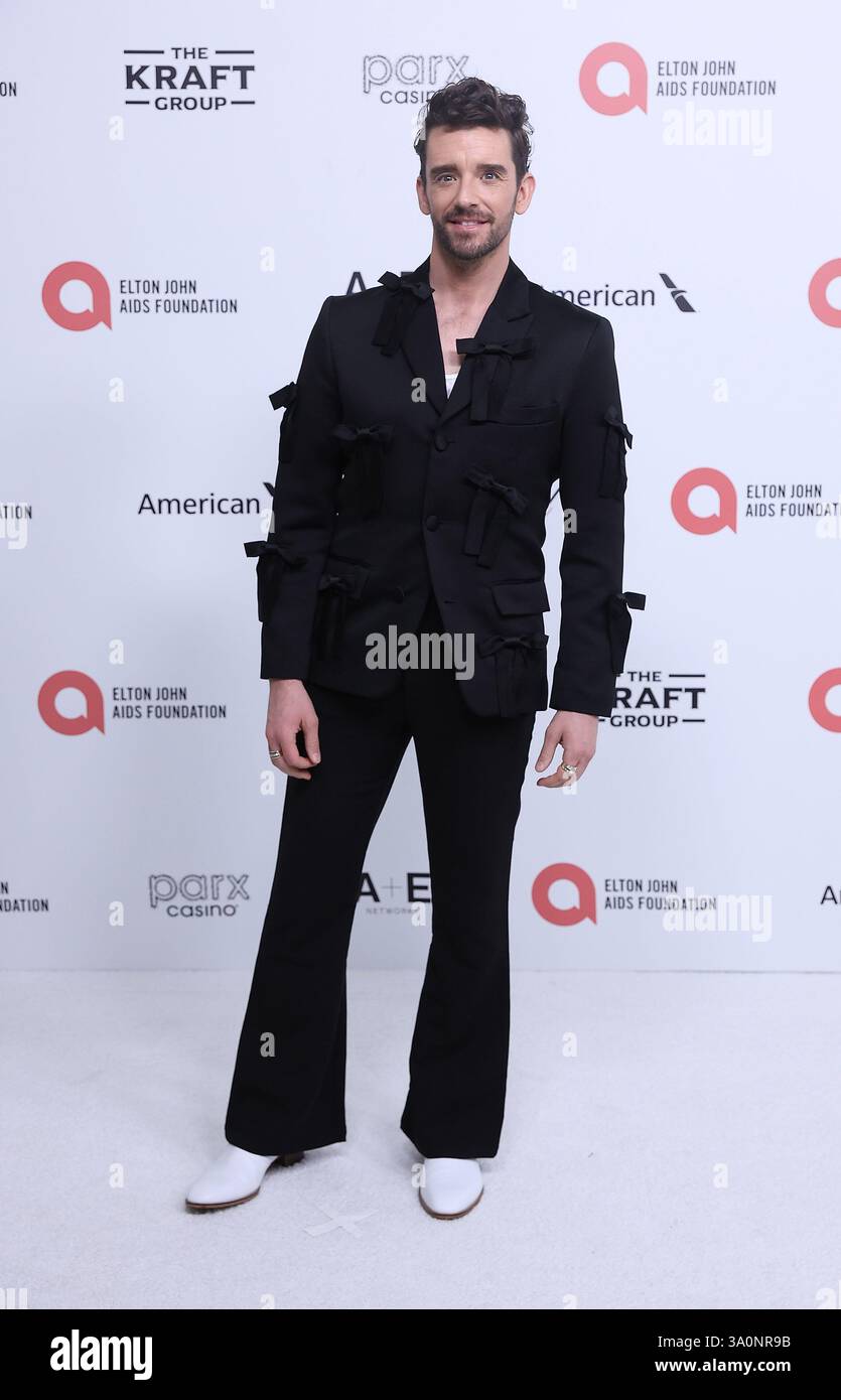 Michael Urie attends Elton John AIDS Foundation's 33rd Annual Academy ...