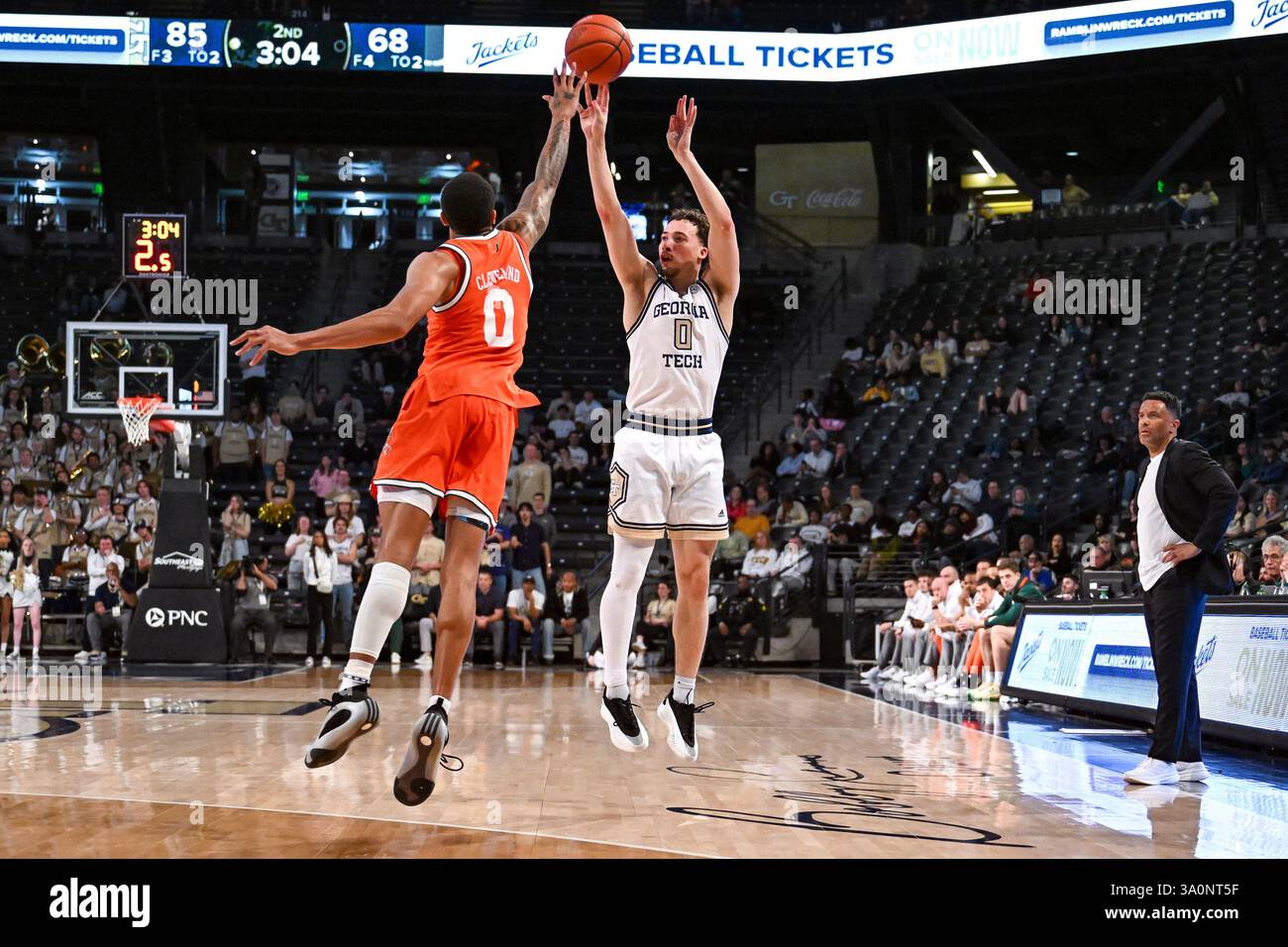 ATLANTA, GA – MARCH 04: Georgia Tech guard Lance Terry (0) shoots a ...