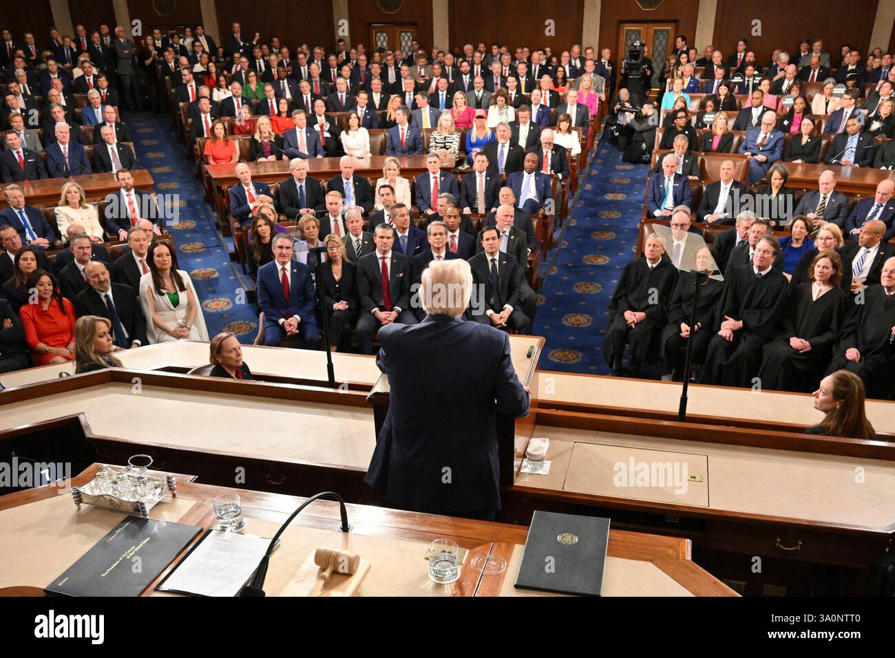 Trump address to congress 2025 hi-res stock photography and images - Alamy