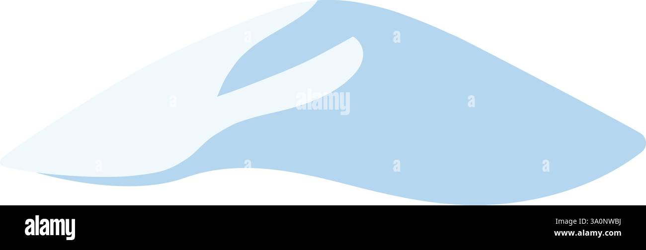 Snow Bank Winter Peak Stock Vector Image & Art - Alamy