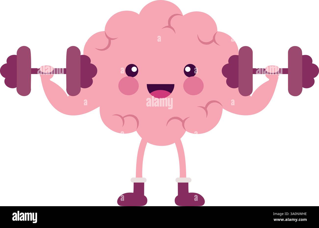 Strong Mind Training Stock Vector Image & Art - Alamy