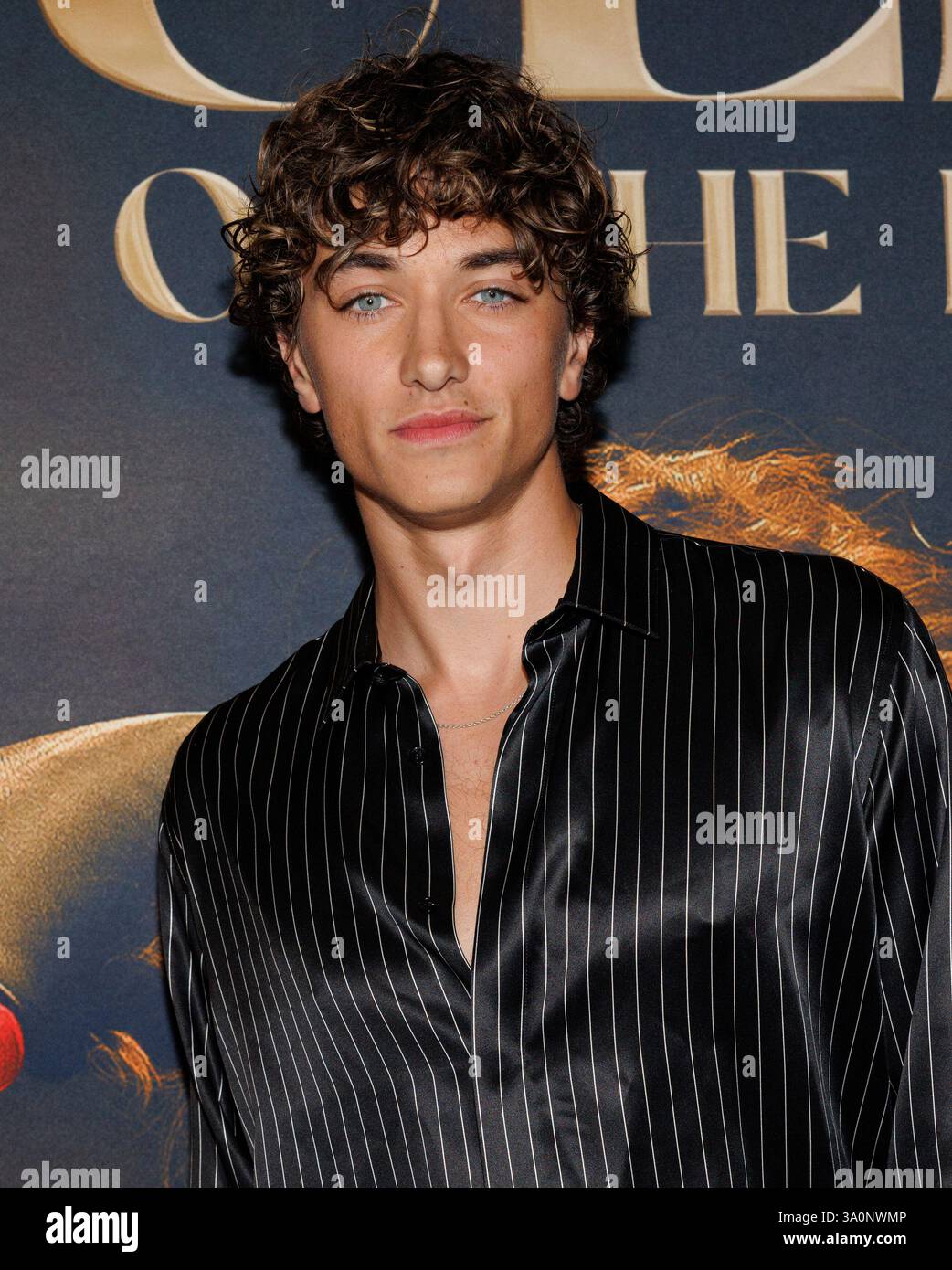 Gavin Casalegno attends the premiere of "Queen of the Ring" at AMC ...