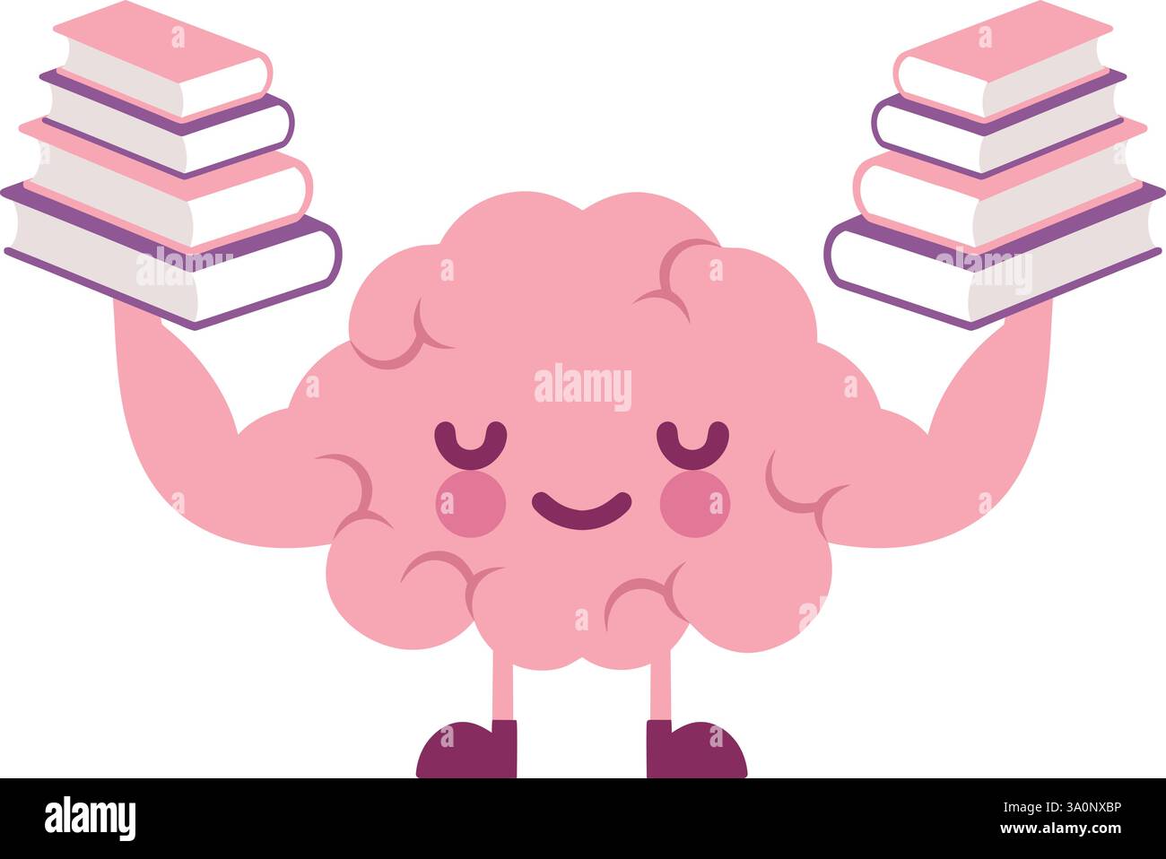 Strong Mind Learning Stock Vector Image & Art - Alamy