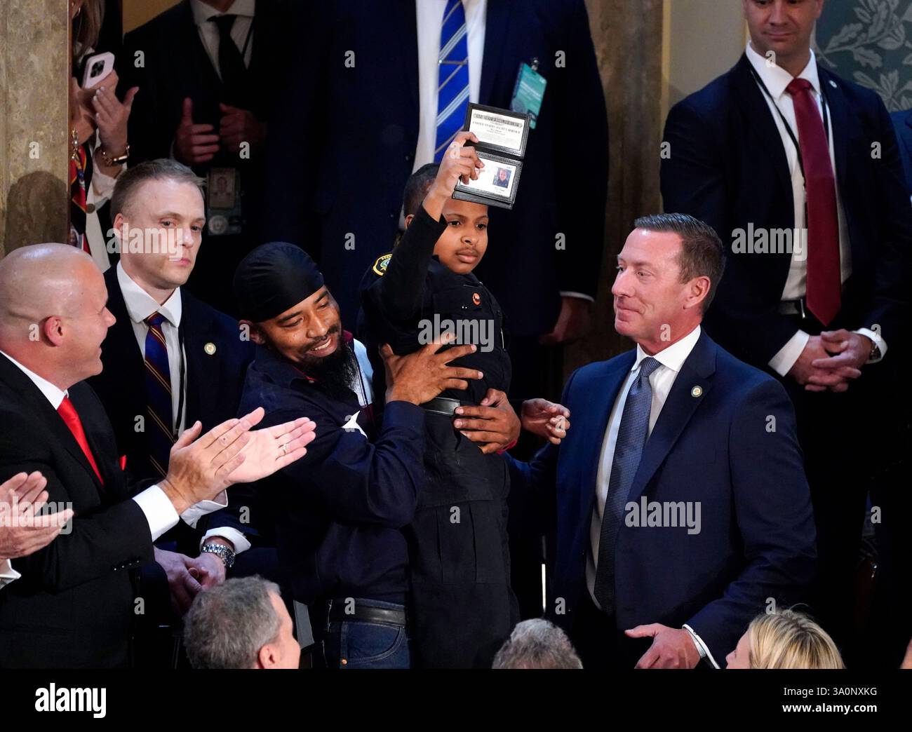 Washington, United States. 04th Mar, 2025. 13-year-old cancer survivor ...