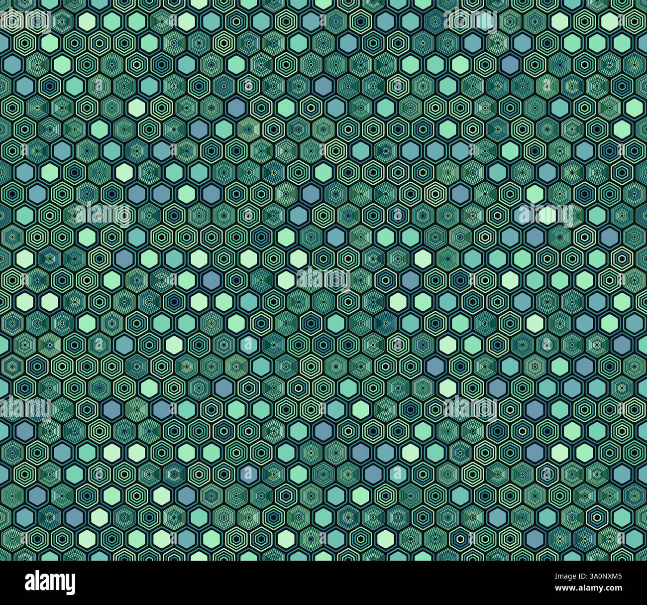 Minimal geometric background. Geometric elements of varied style and color. Hexagon shapes ...