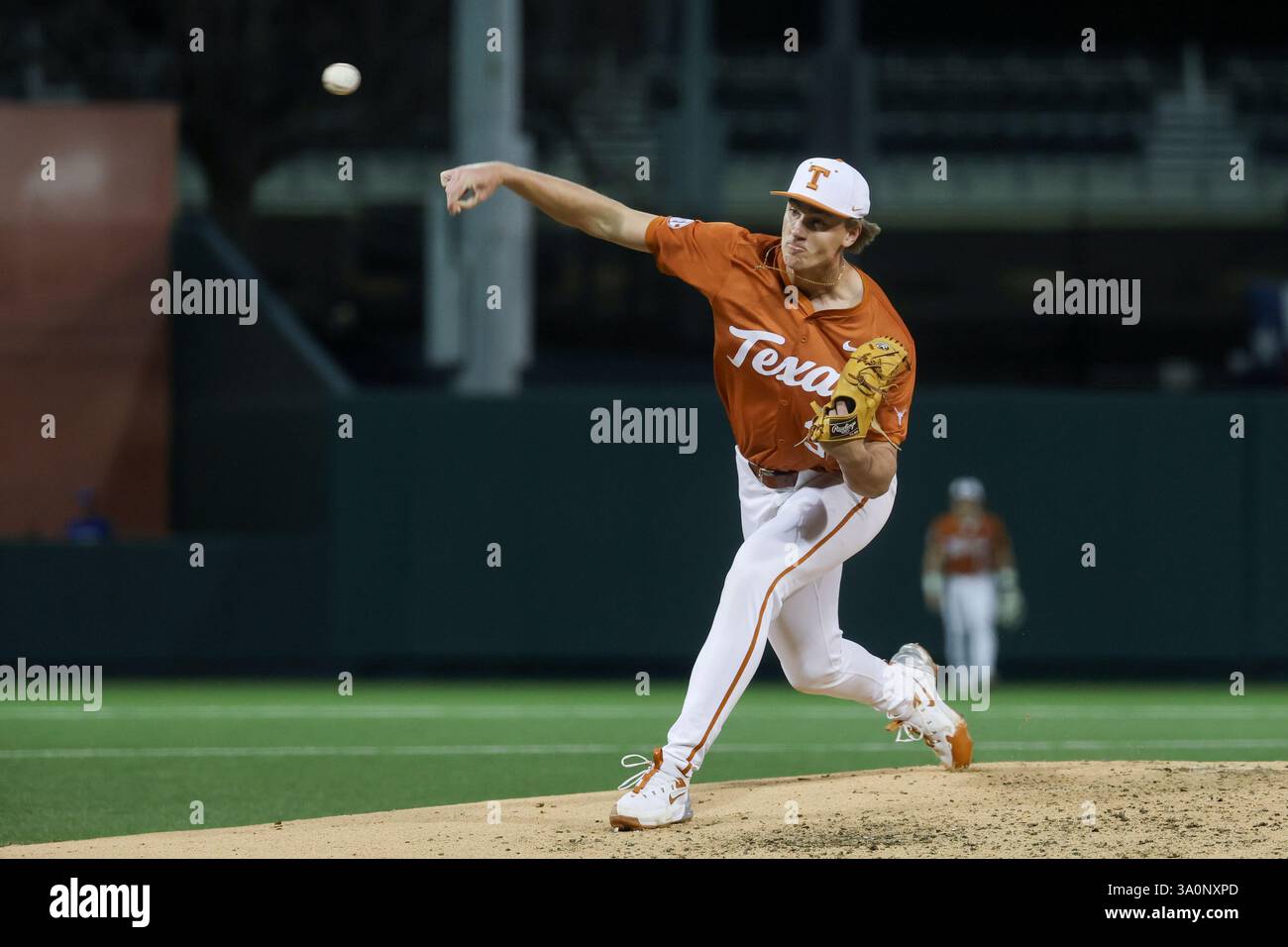 AUSTIN, TX - MARCH 04: Texas pitcher Connor McCreery (33) pitched the ...
