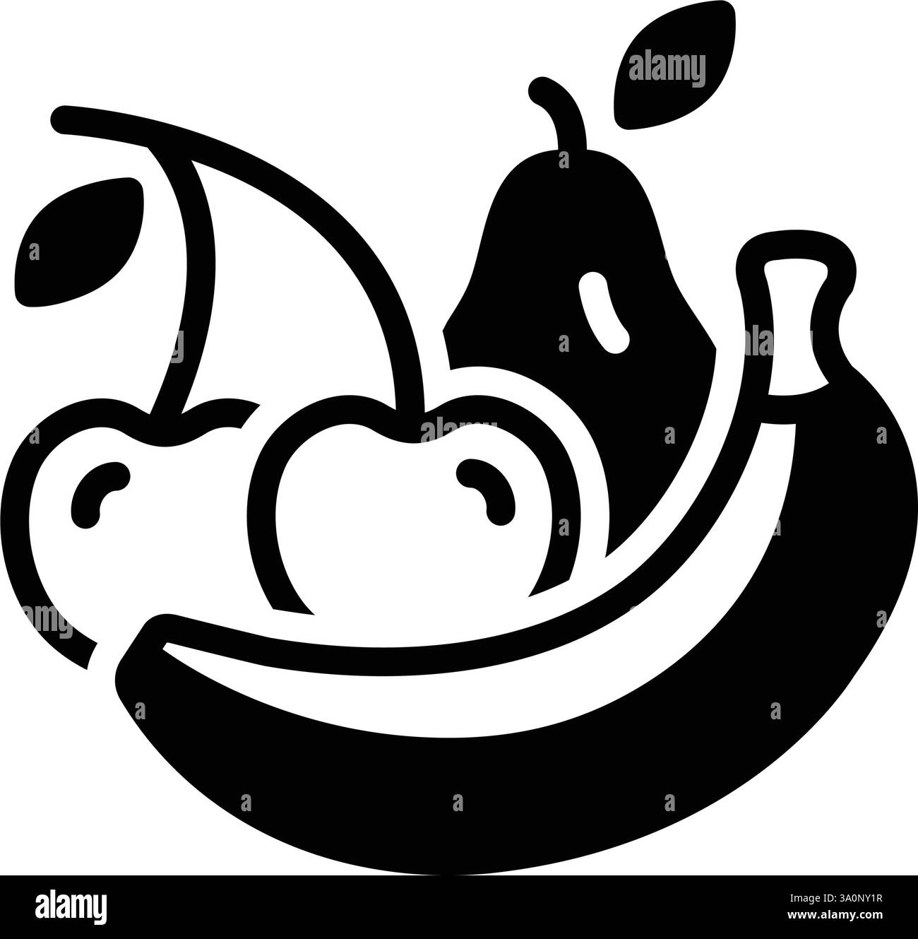 Fruits ripe Black and White Stock Photos & Images - Alamy