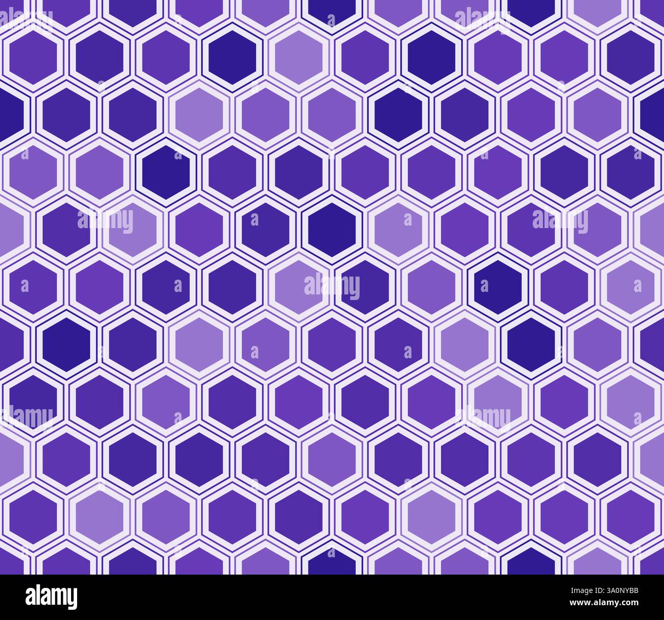 Abstract background with mosaic hexagon shapes. Hexagon mosaic pattern with inner solid cells ...