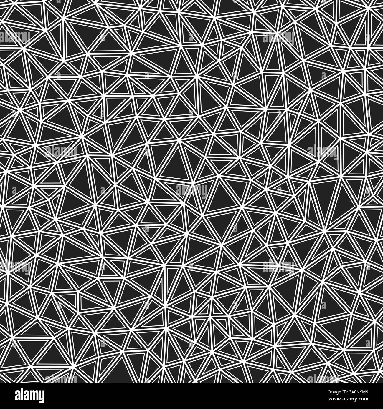 Triangles Background Small Triangles Size Solid Shapes In Frames Black And White Style