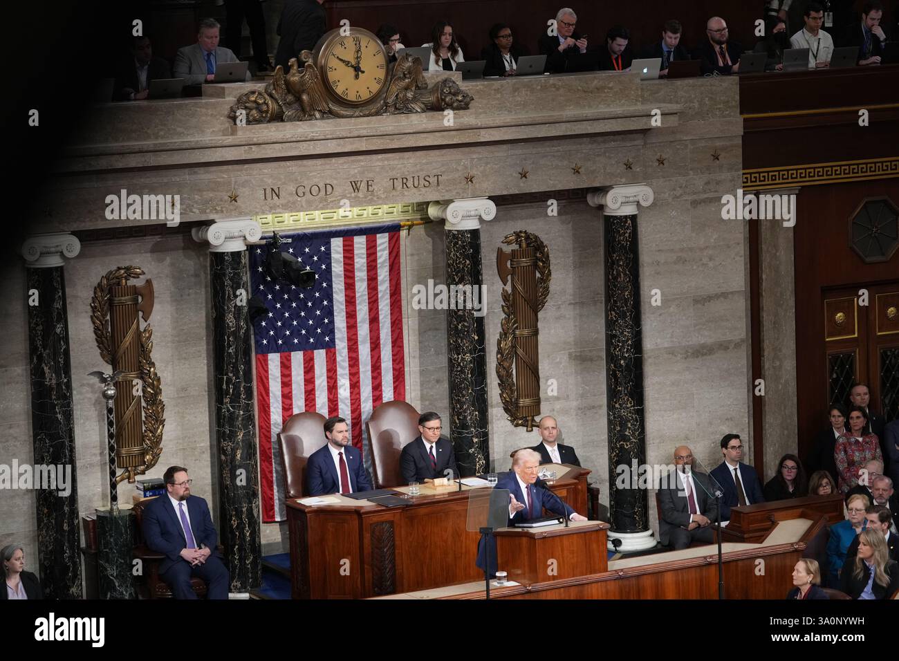 Washington, Dc, USA. 04th Mar, 2025. President Donald Trump, Vice ...