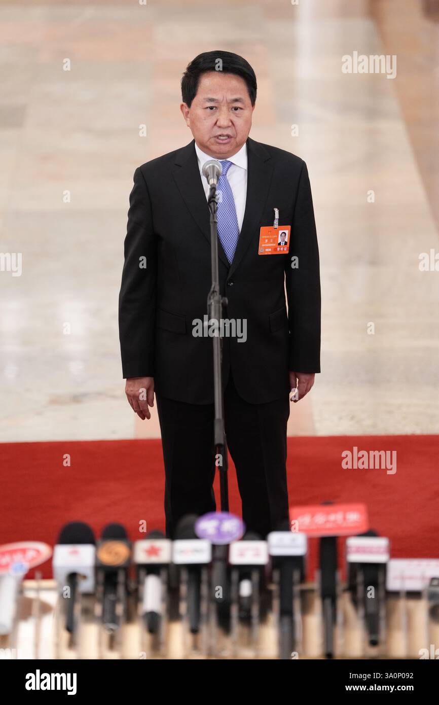 Beijing, China. 5th Mar, 2025. Luo Wen, head of the State ...