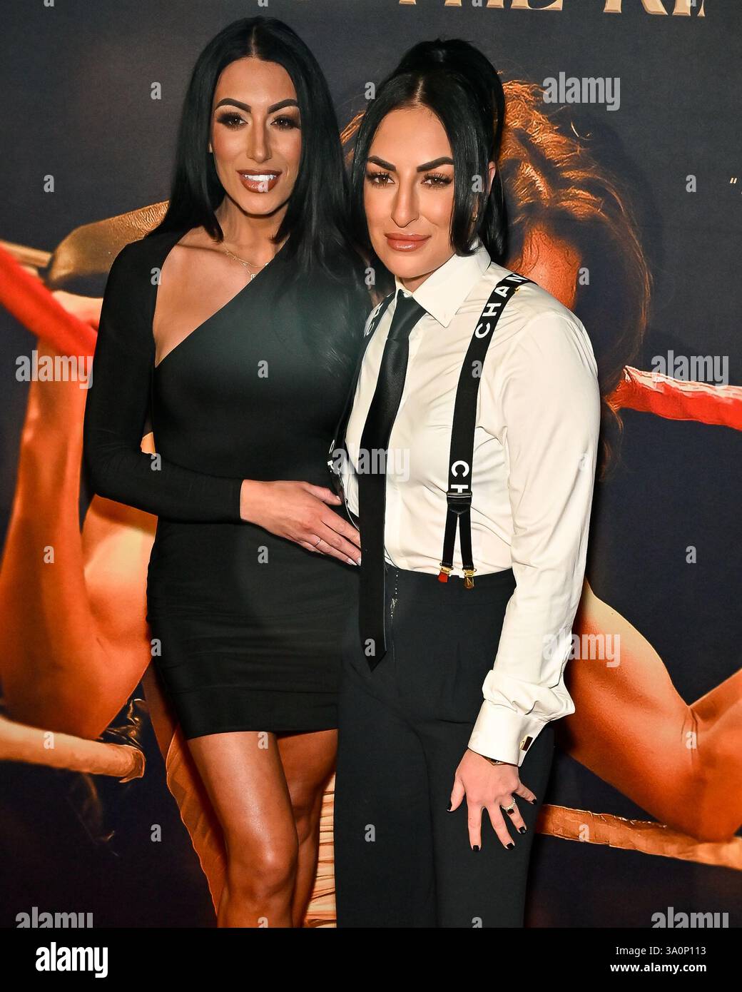 (L-R) Daria Rae and Toni Berenato attend the New York premiere of ...