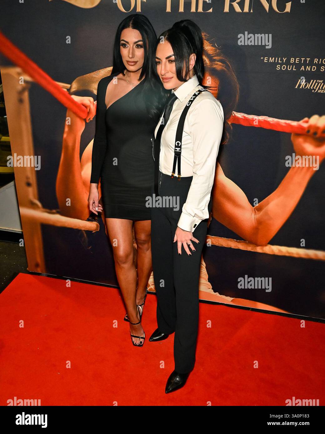 (L-R) Daria Rae and Toni Berenato attend the New York premiere of ...