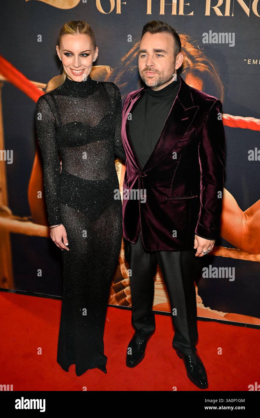 (L-R) Angelene Tania and Ash Avildsen attends the New York premiere of ...