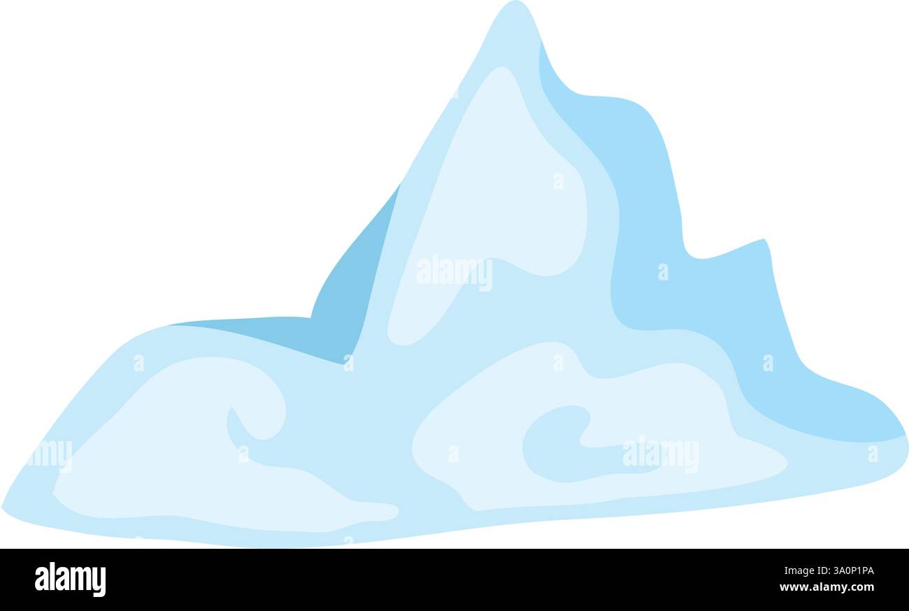 Snow Bank Mountain Stock Vector Image & Art - Alamy