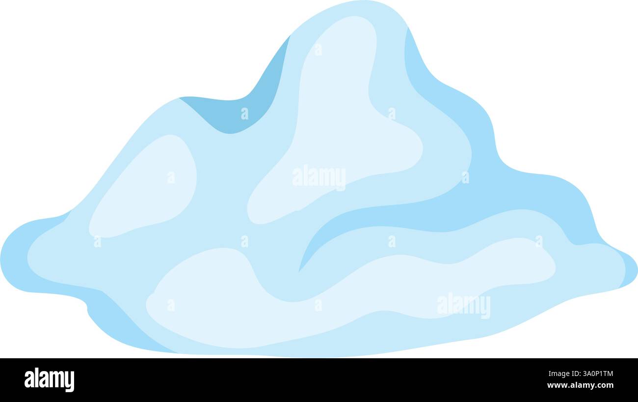 Snow Bank Frozen Stock Vector Image & Art - Alamy