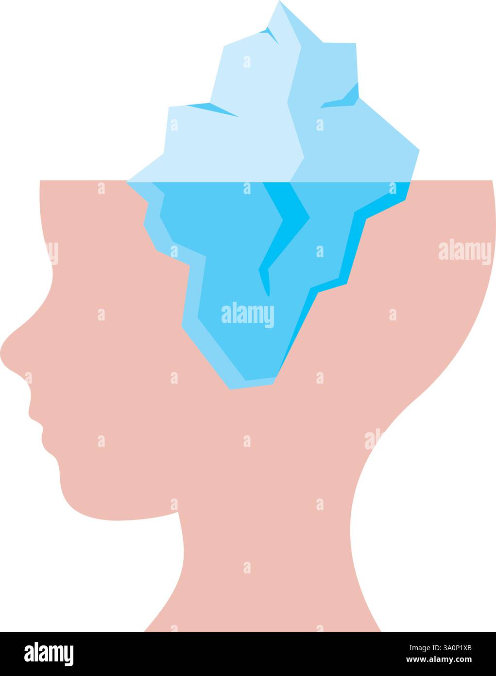 Subconscious Mind Iceberg Stock Vector Image & Art - Alamy