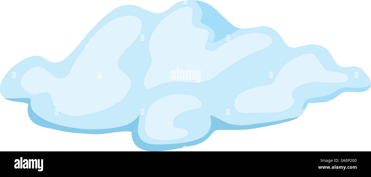 Snow Bank Flat Stock Vector Image & Art - Alamy