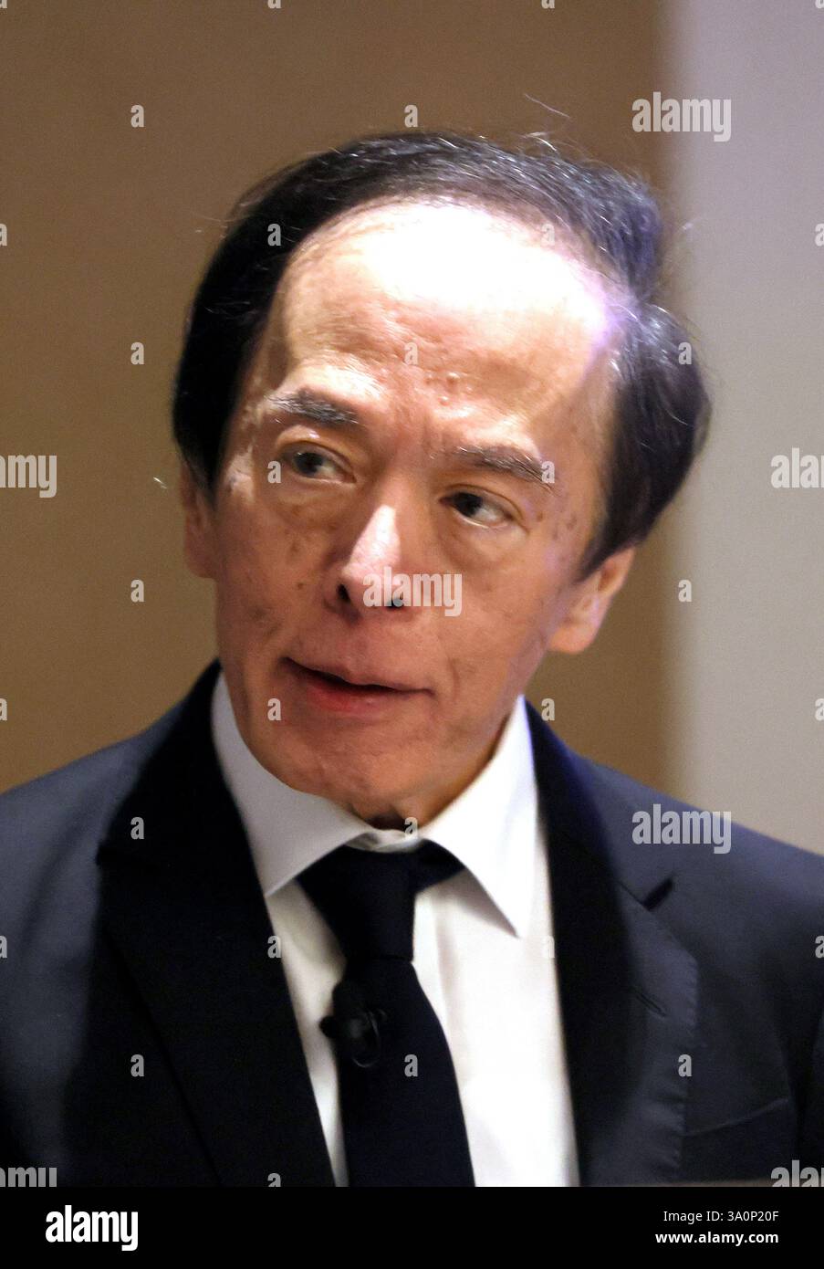 March 5, 2025, Tokyo, Japan - Bank of Japan Governor Kazuo Ueda arrives ...