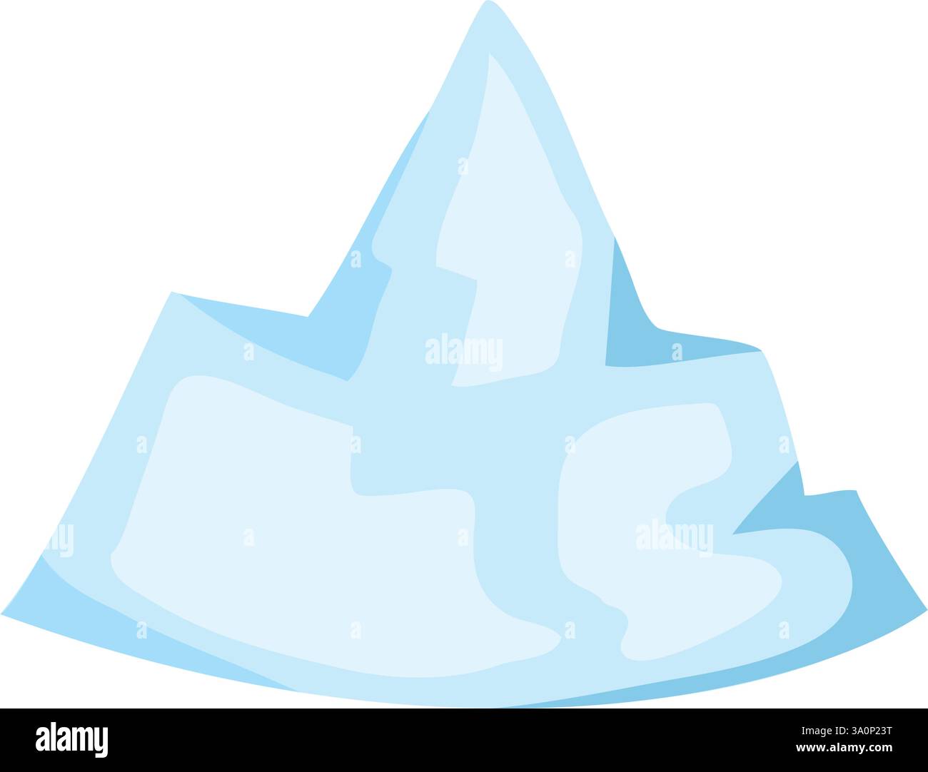 Snow Bank Peak Stock Vector Image & Art - Alamy