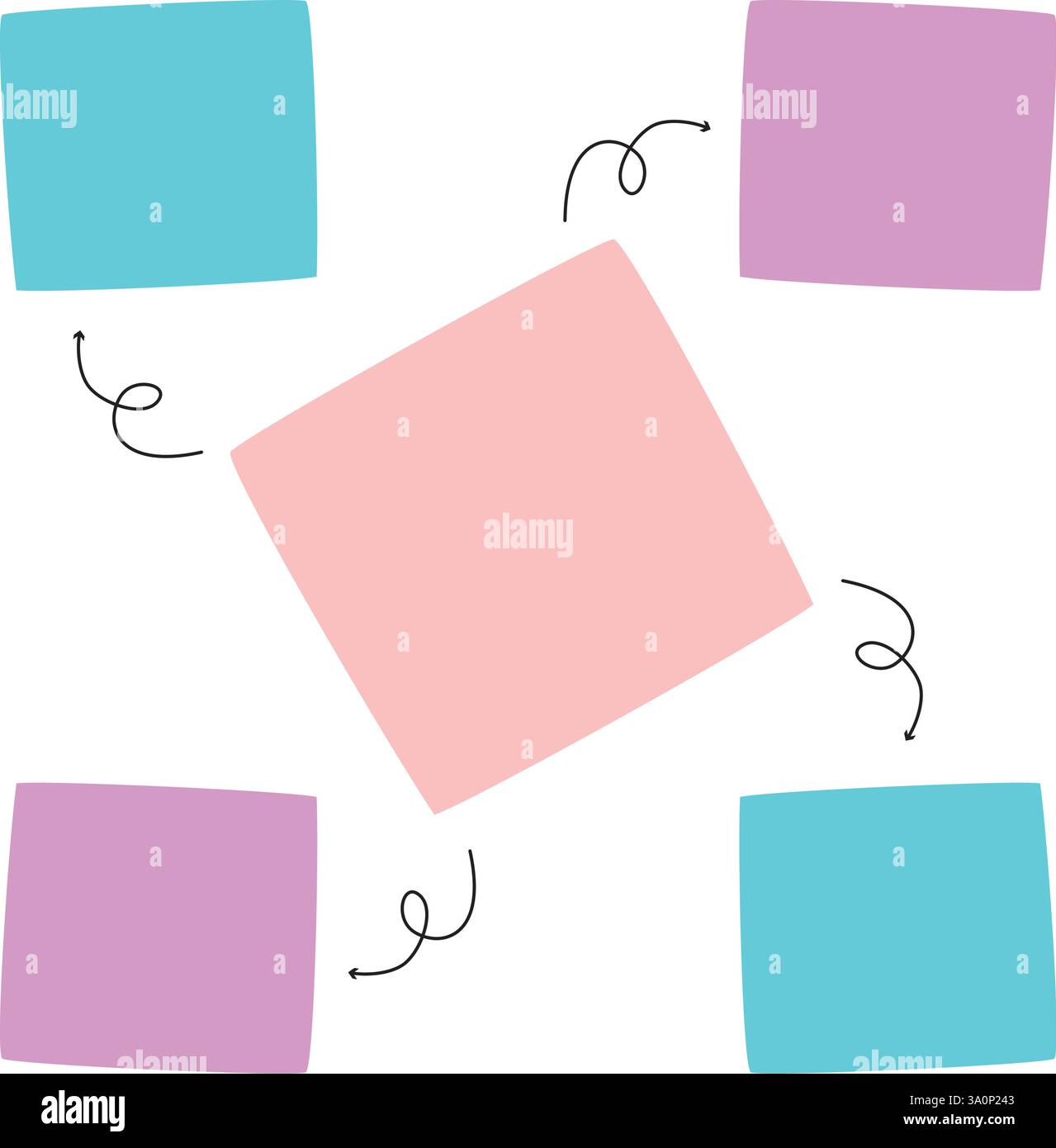 Peta Minda Idea Flow Stock Vector Image & Art - Alamy