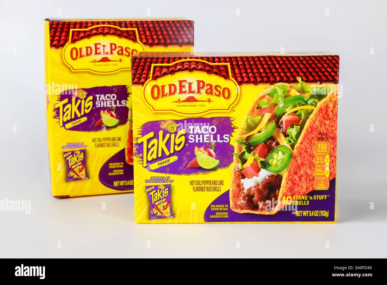 Colorful taco shells packaging showcasing bold flavors for exciting ...
