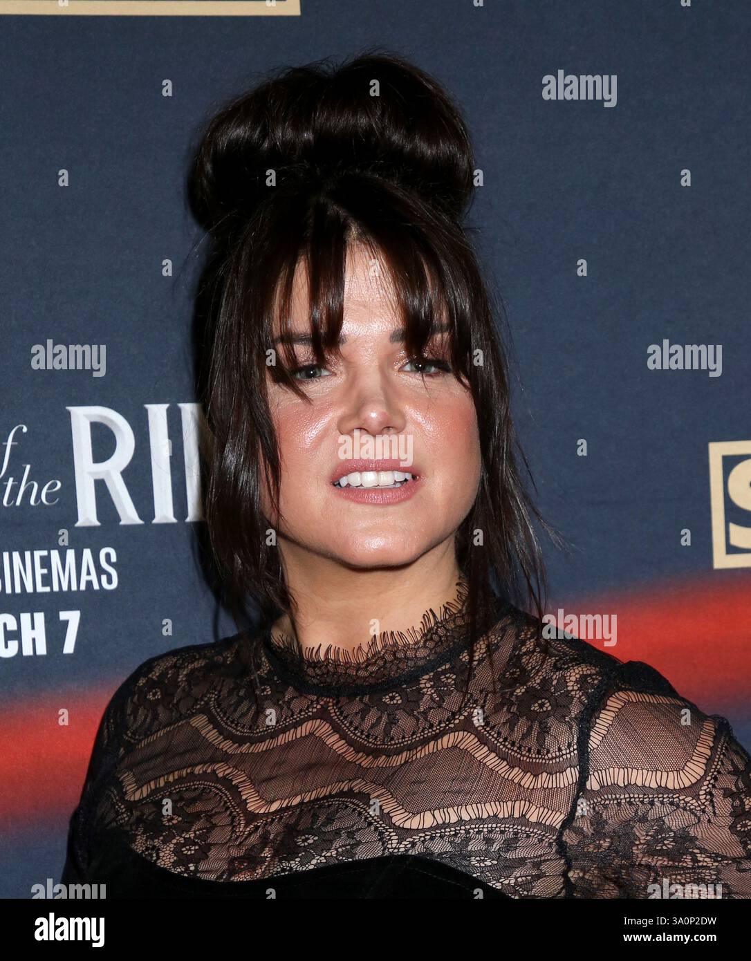 Marie Avgeropoulos attending the 'Queen of the Ring' New York Premiere ...