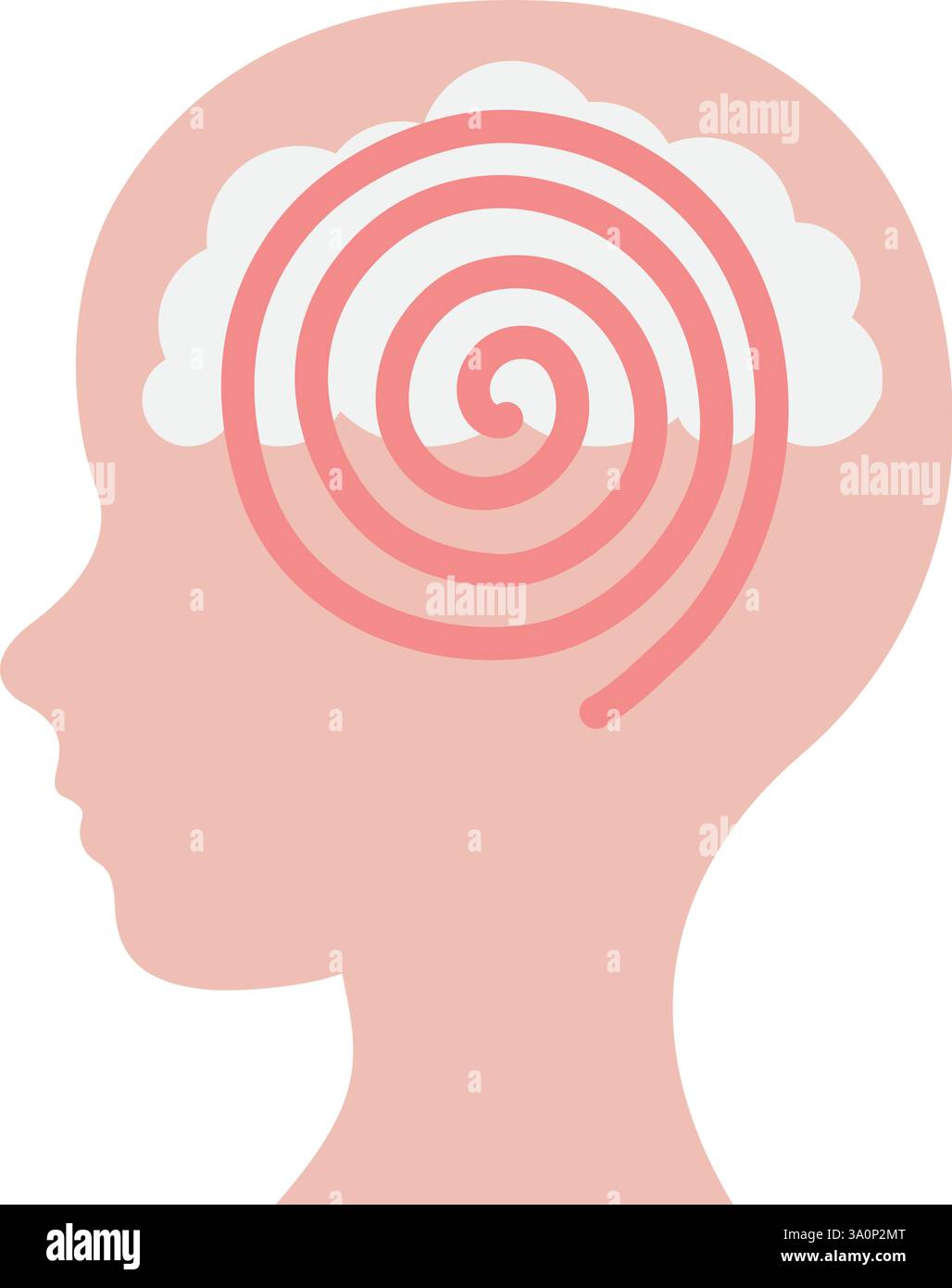 Subconscious Mind Spiral Stock Vector Image & Art - Alamy
