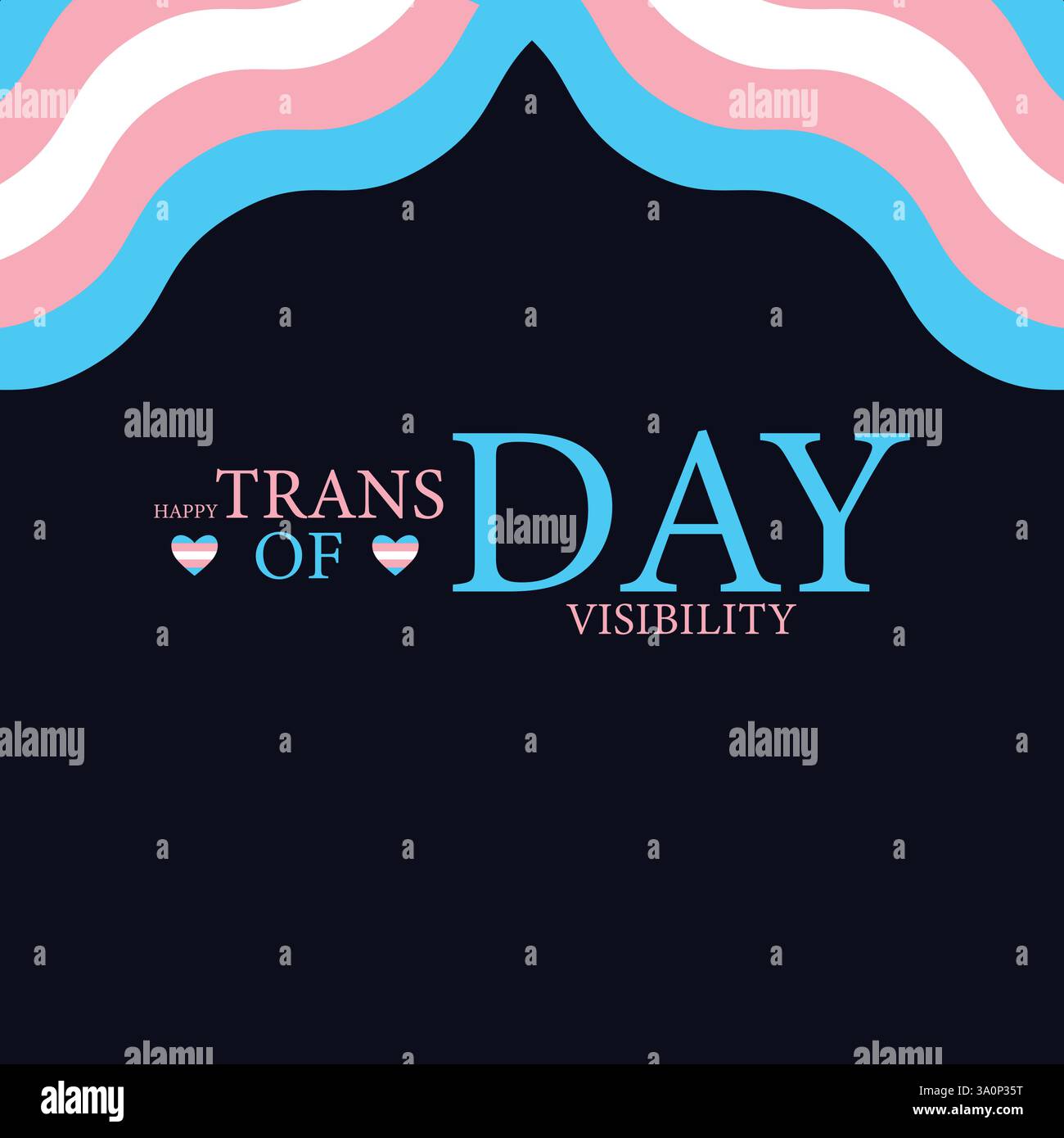 Embracing Diversity Honoring Trans Day of Visibility Stock Vector Image ...