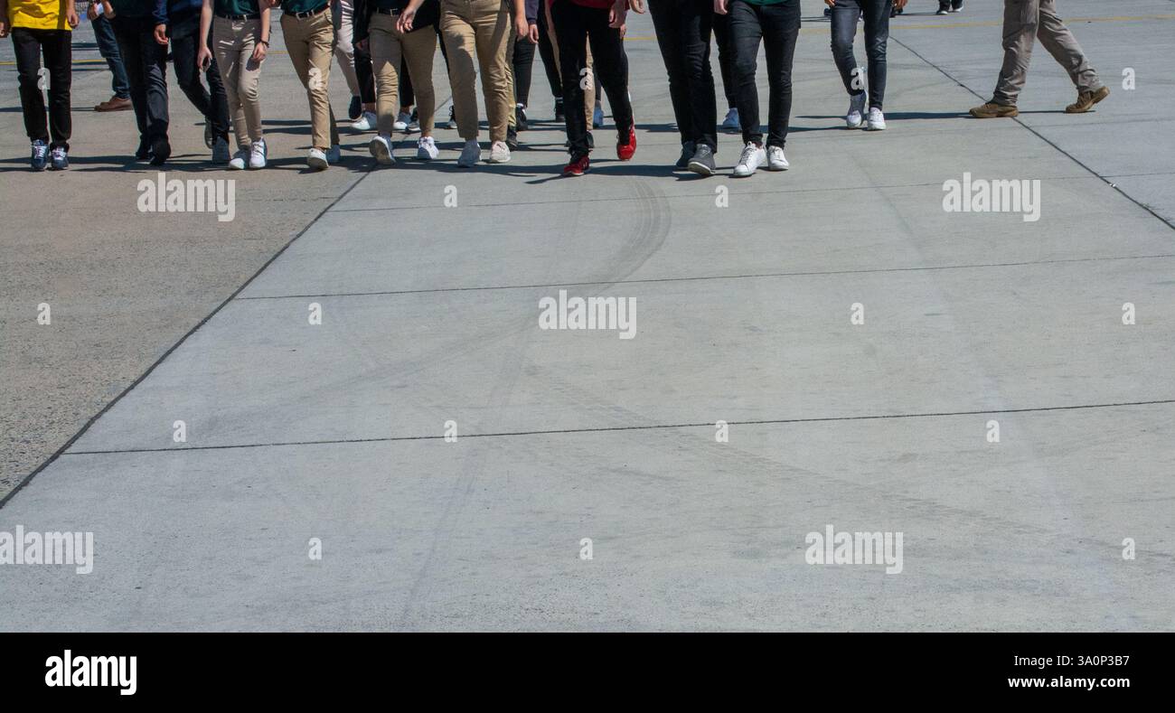 movement of people variety, active walk, city life urban Stock Photo ...