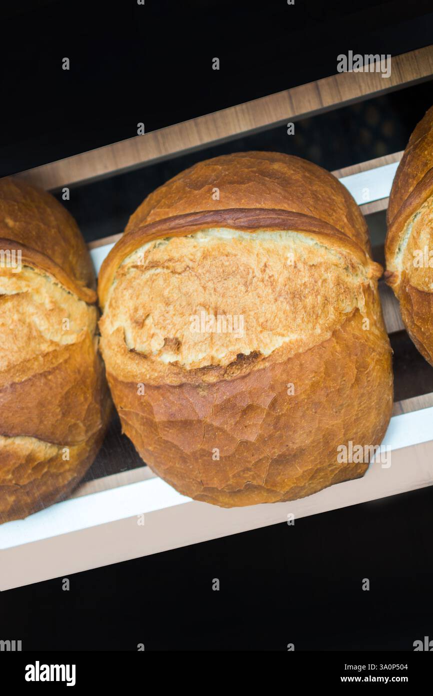Traditional Turkish style made bread loaf Stock Photo - Alamy
