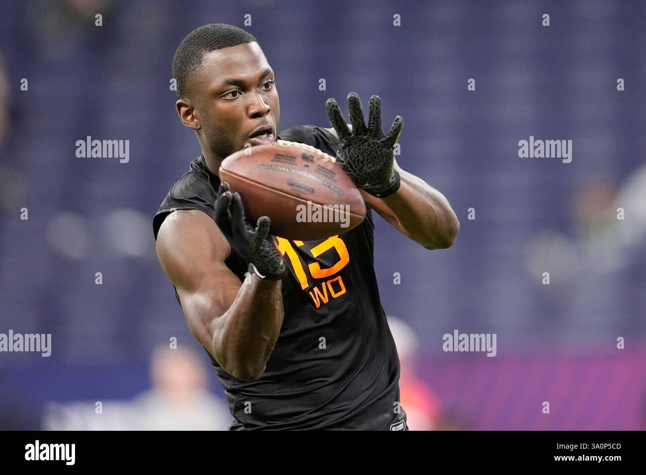 Virginia Tech wide receiver Da'Quan Felton runs a drill at the NFL ...