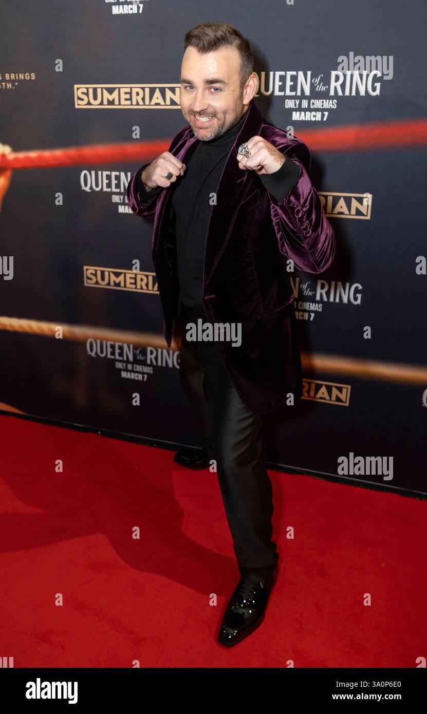 New York, USA. 04th Mar, 2025. Ash Avildsen wearing suit by Tom Ford ...