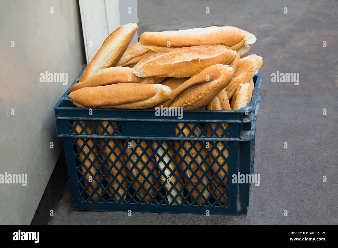 Traditional Turkish style made bread loaf Stock Photo - Alamy