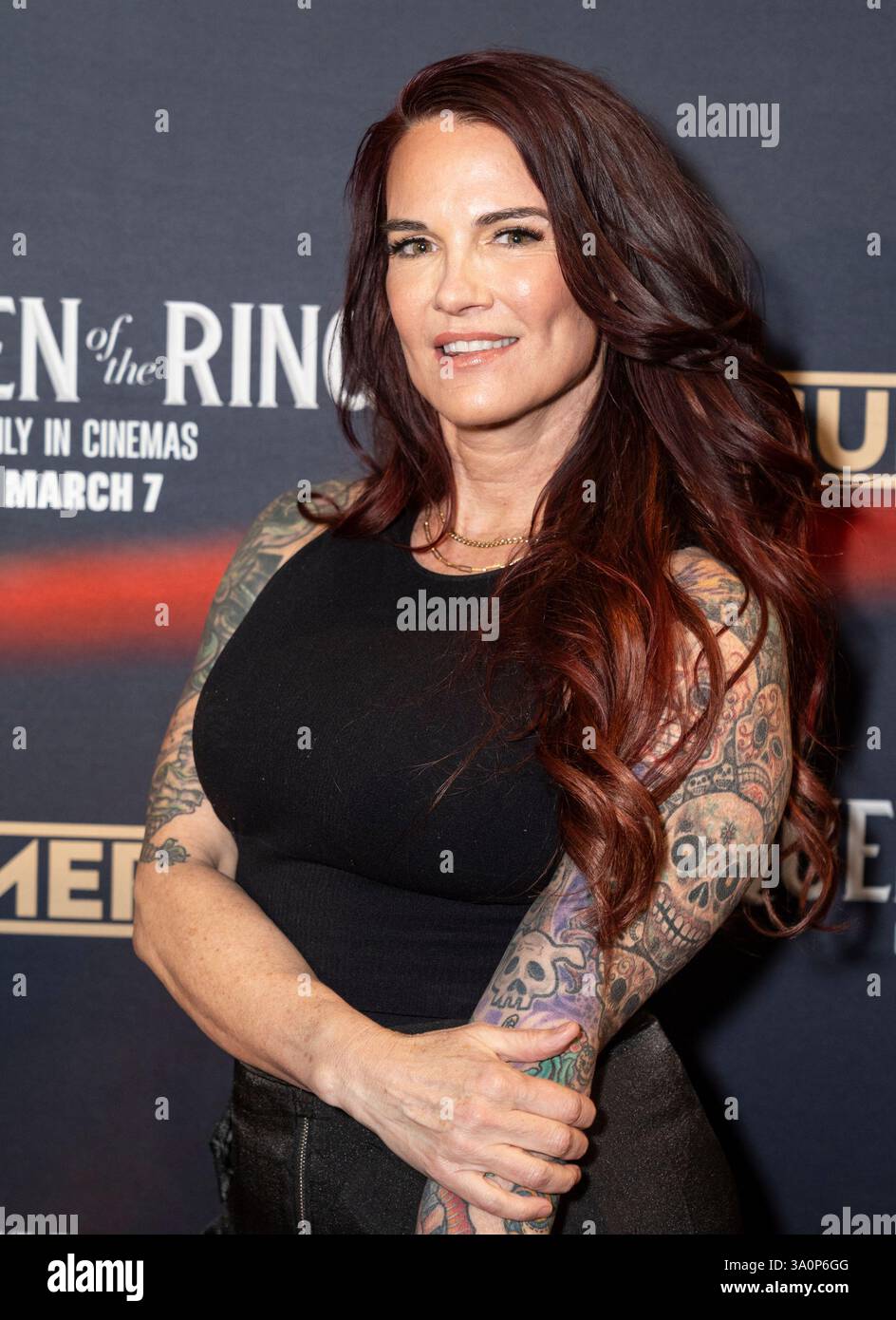 Amy Dumas 'Lita' attends premiere of 'Queen of the Ring' at AMC Lincoln Square in New York on ...