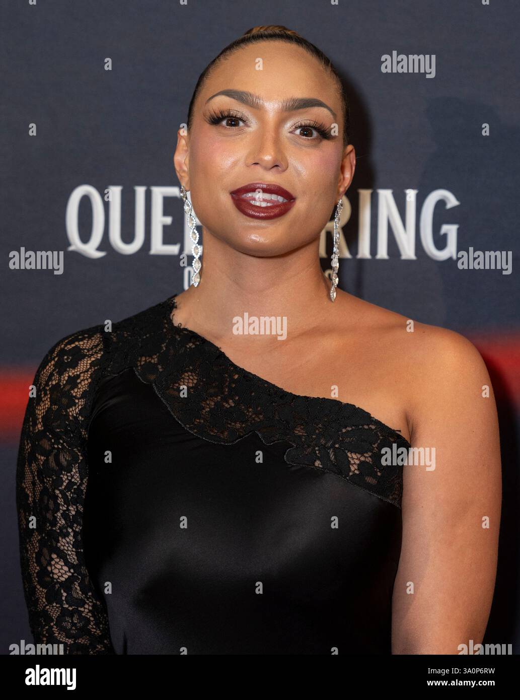 New York, USA. 04th Mar, 2025. Elektra Lopez attends premiere of 'Queen of the Ring' at AMC ...