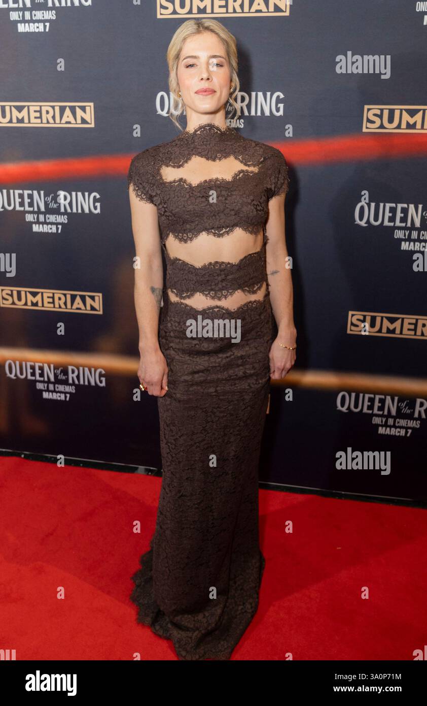 New York, USA. 04th Mar, 2025. Emily Bett Rickards wearing dress by ...