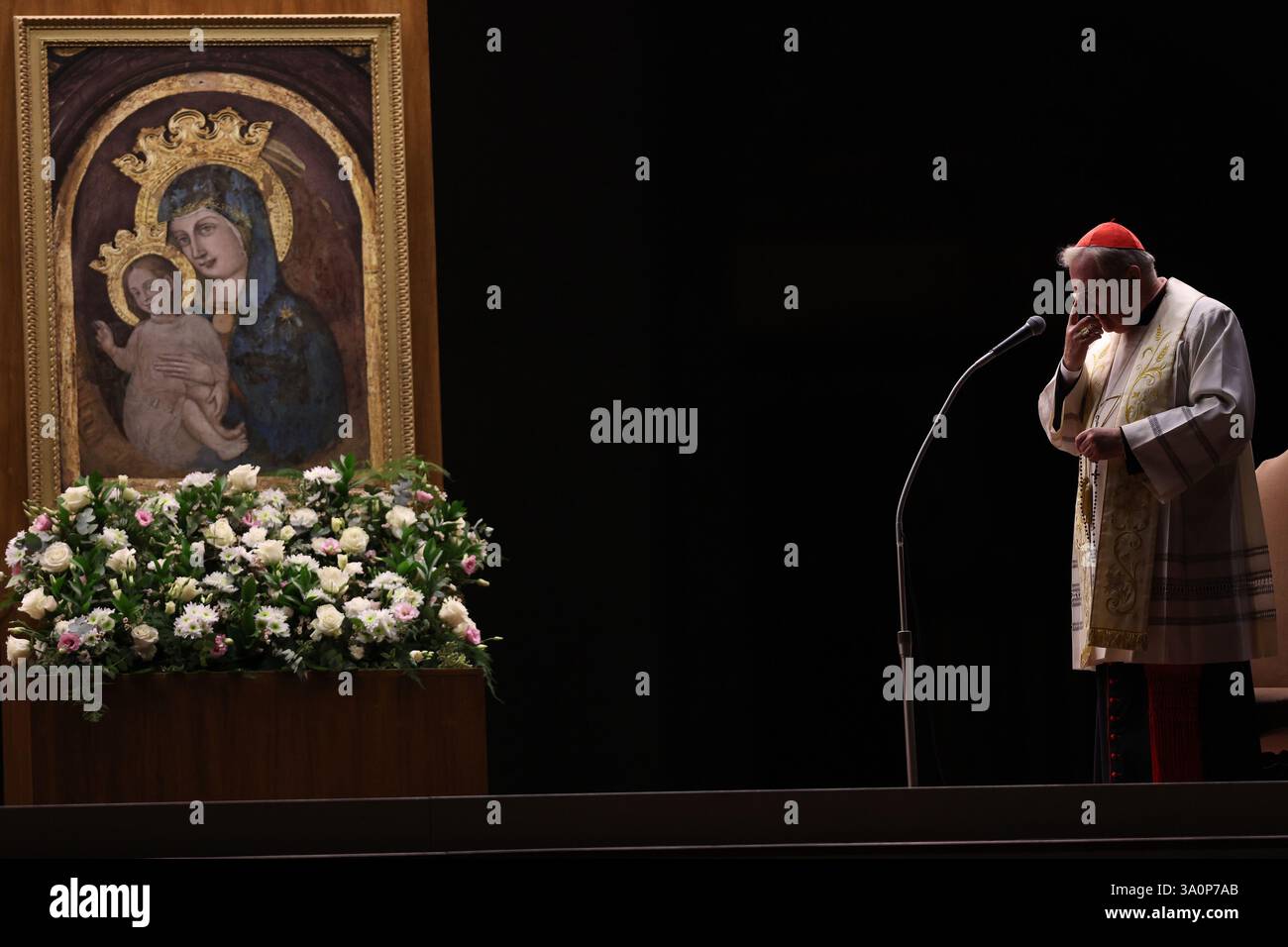 Vatican City, Italy. 04th Mar, 2025. On the ninth day, Cardinal Arthur ...