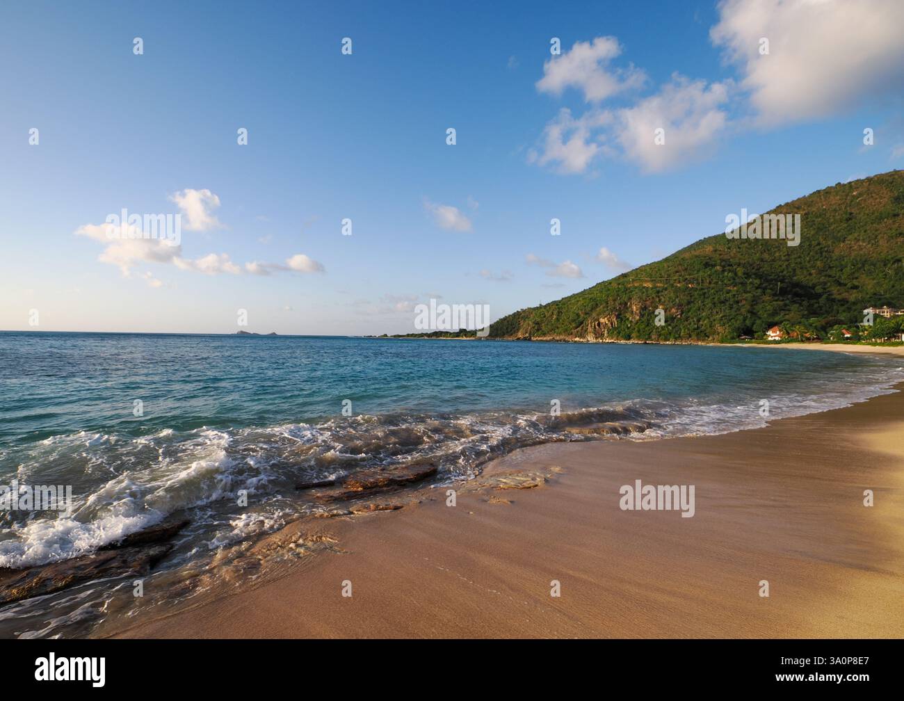 The Beachfront of Mango Bay Stock Photo - Alamy