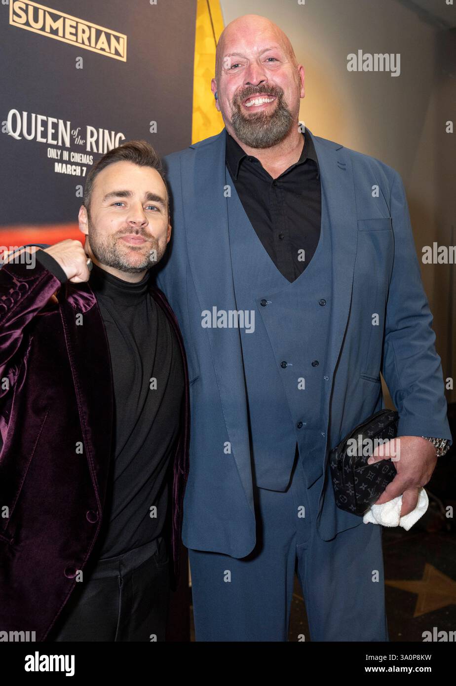 New York, NY, March 4, 2025: Ash Avildsen and Paul Wright attend ...